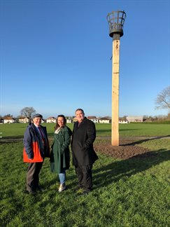 Vale of Glamorgan Council returns Beacon Brazier to Penarth Cliff Top