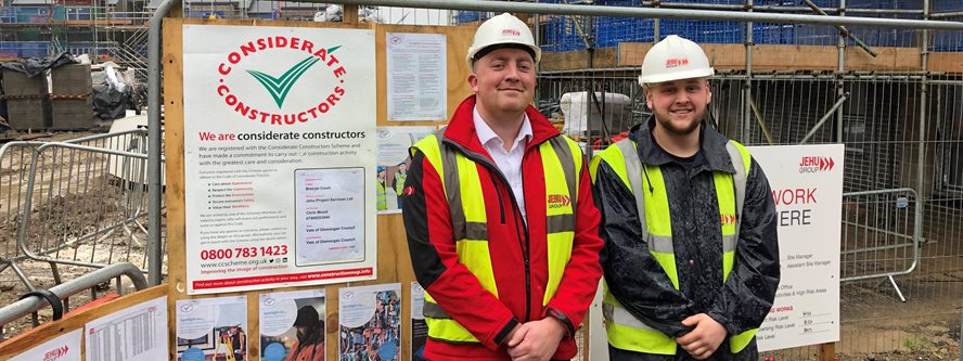 Brecon Court developers recognised by Considerate Constructors Scheme