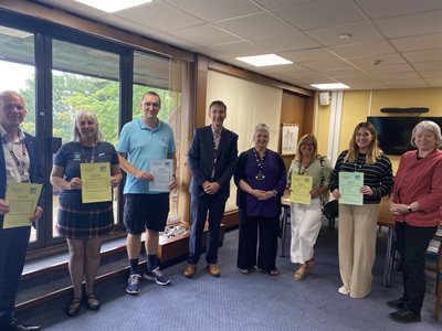 Vale Council Staff Celebrate Success of Work Welsh Language Courses