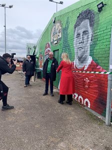 Council Youth Service Supports Barry RFC Mural