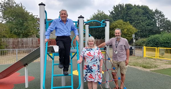 Windmill Lane Play Area undergoes major improvement work